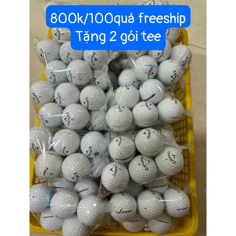 BÓNG GOLF CALLWAY NEW 90%(10 bóng) | Shopee Việt Nam