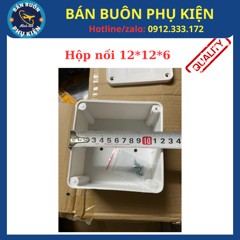 Hộp nối camera 12x12x6 Loại Chống Nước, hộp nối 12*12*6, hộp kỹ thuật ...