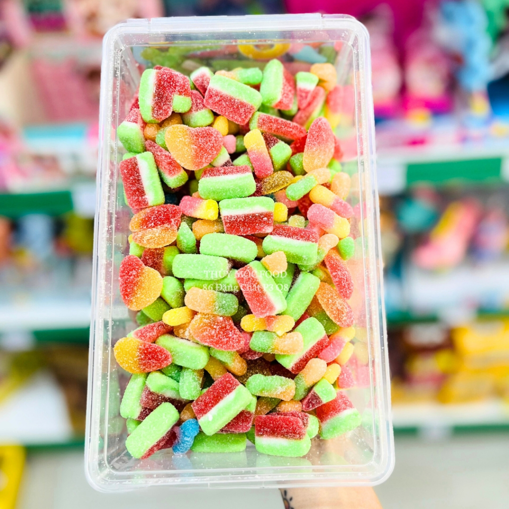 Kẹo Dẻo Hepin Gummy Sâu - Rắn - Dưa hấu - Trứng ốp la - Cá heo Siêu Ngon Hộp 1KG | Shopee Việt Nam
