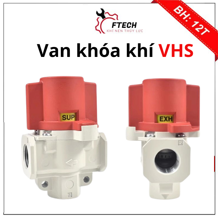 Van khóa khí (SMC) VHS20-02A/VHS30-03A/VHS40-04A loại hàng đẹp | Shopee ...