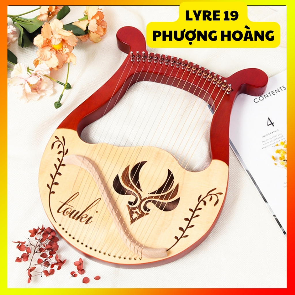 ĐÀN LYRE (ĐÀN HẠC, HẠC CẦM) CAO CẤP CHÍNH HÃNG 16 DÂY,19 DÂY, 21 DÂY ...