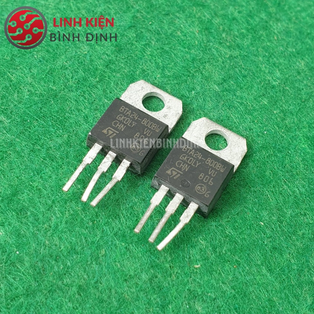Túi 5 Triac BTA24 800B 24-800B Chân Cắm TO-220 hàng xịn tháo máy ...