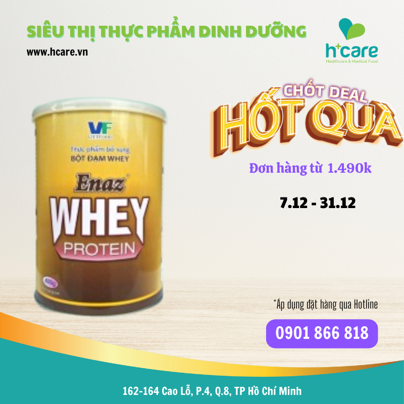 TPBS-bột dinh dưỡng VietFood Enaz Whey Protein 300g- Bổ sung đạm cho ...