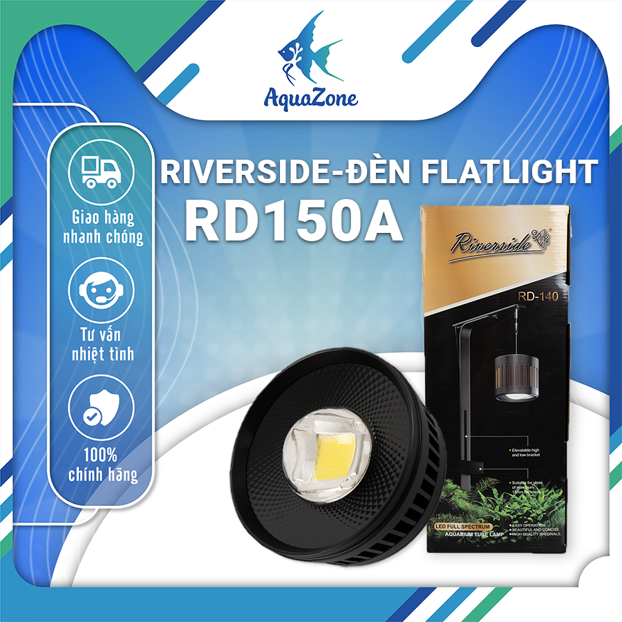 Đèn Bể Cá Tròn Riverside Flatlight RD150A Hiệu Ứng Ánh Sáng Siêu Mạnh ...