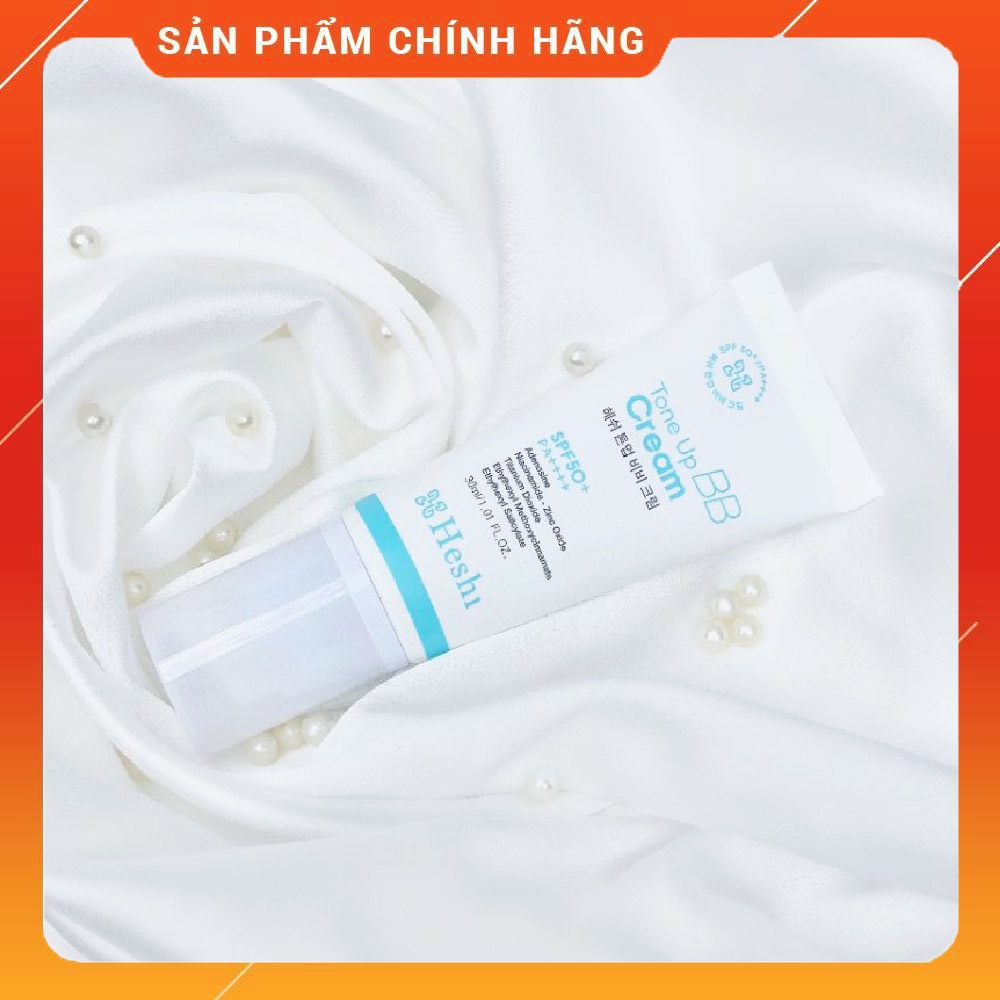 [Tặng nạ 30k] Kem chống nắng có nền Heshi Tone Up BB Cream 5in1 SPF 50 ...