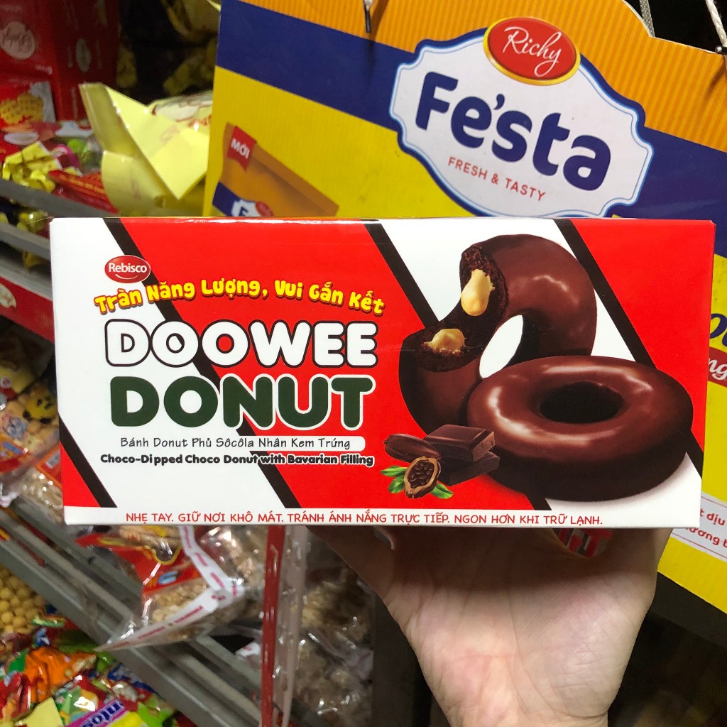 Bánh Doowee Donut hộp 5 cái 145g - Shop Thái Hà | Shopee Việt Nam