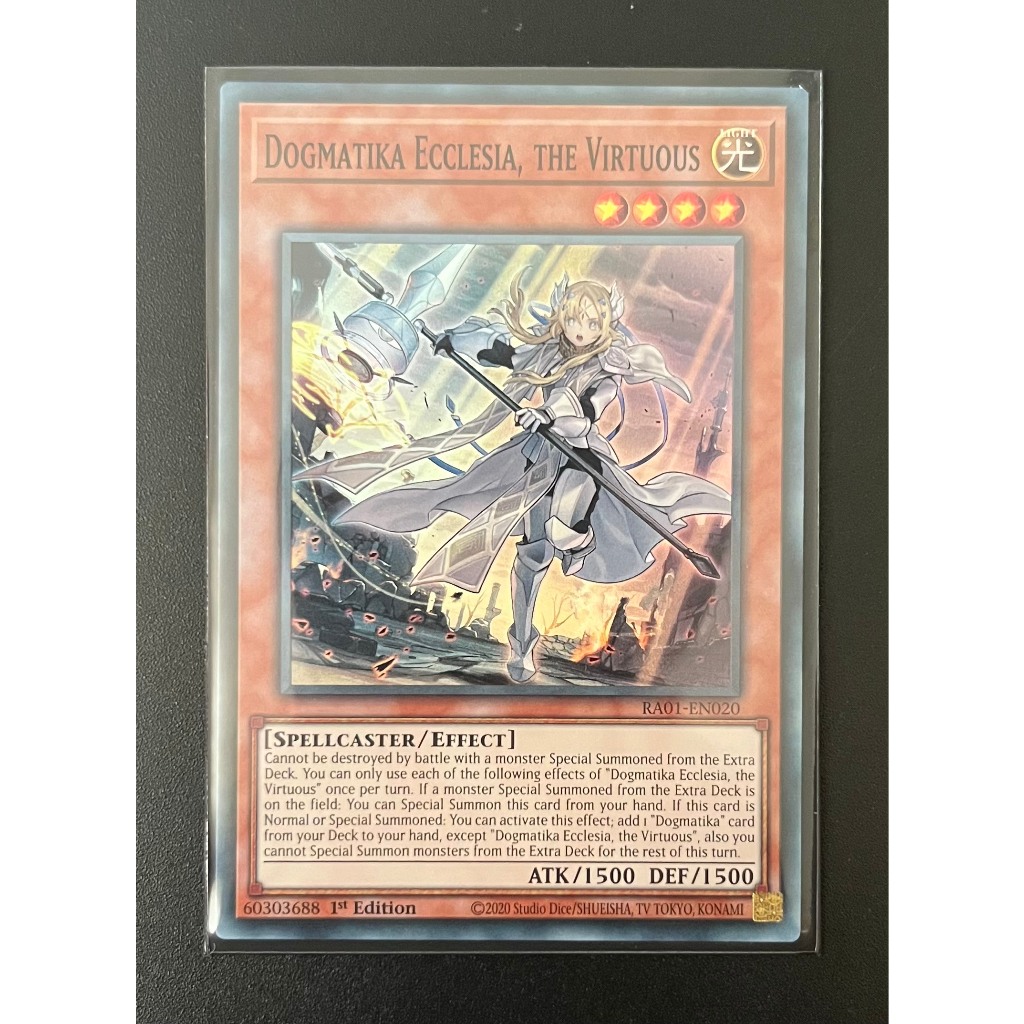 YMS - [Thẻ bài Yugioh] - [TCG-UK] - RA01-EN020 - Dogmatika Ecclesia, the Virtuous | Shopee Việt Nam