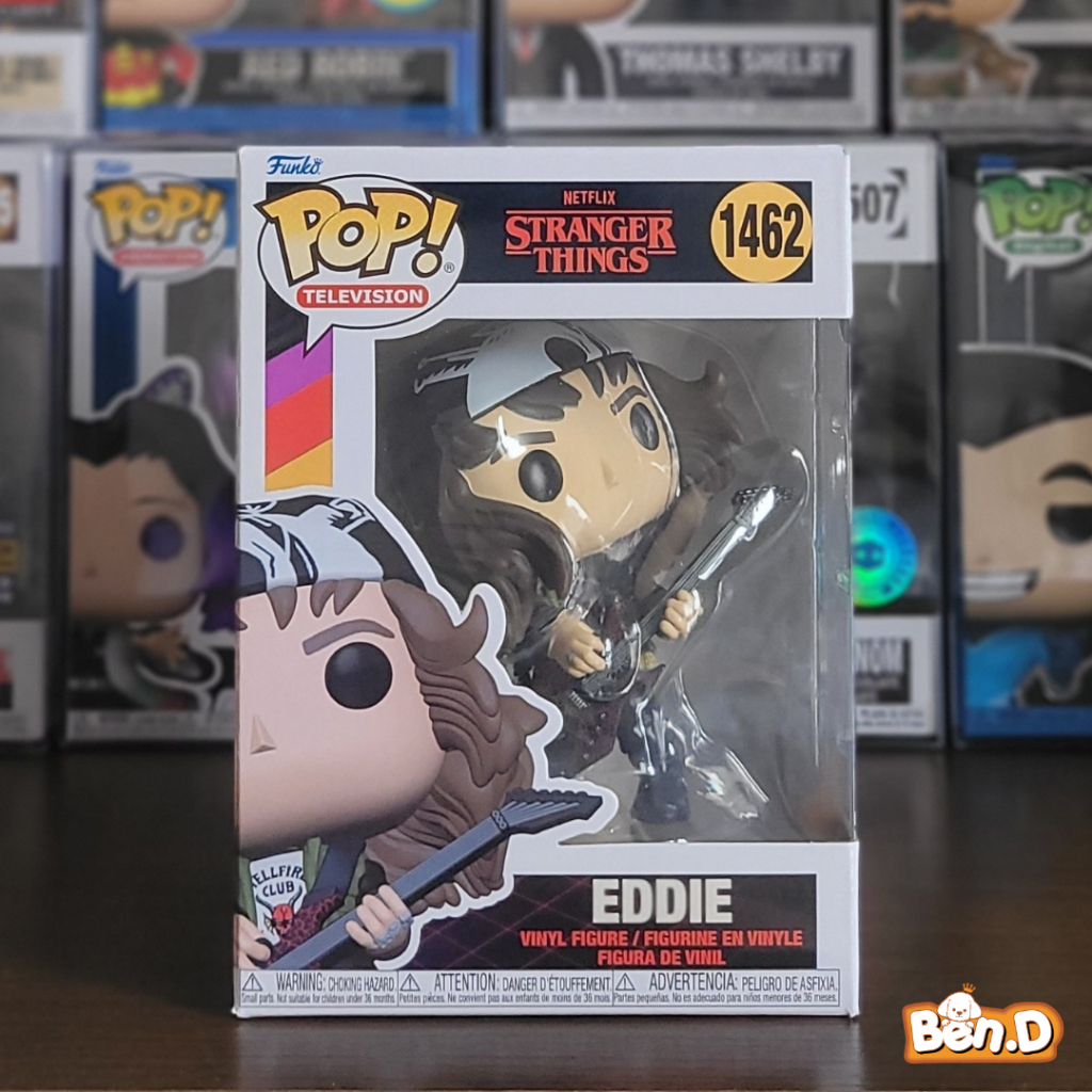 Mô hình Funko POP! Television: Stranger Things - Eddie with Guitar #1462 | Shopee Việt Nam