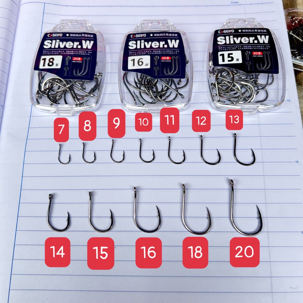 Lưỡi câu cá CJ - Seiko ( Sliver.W ) | Shopee Việt Nam