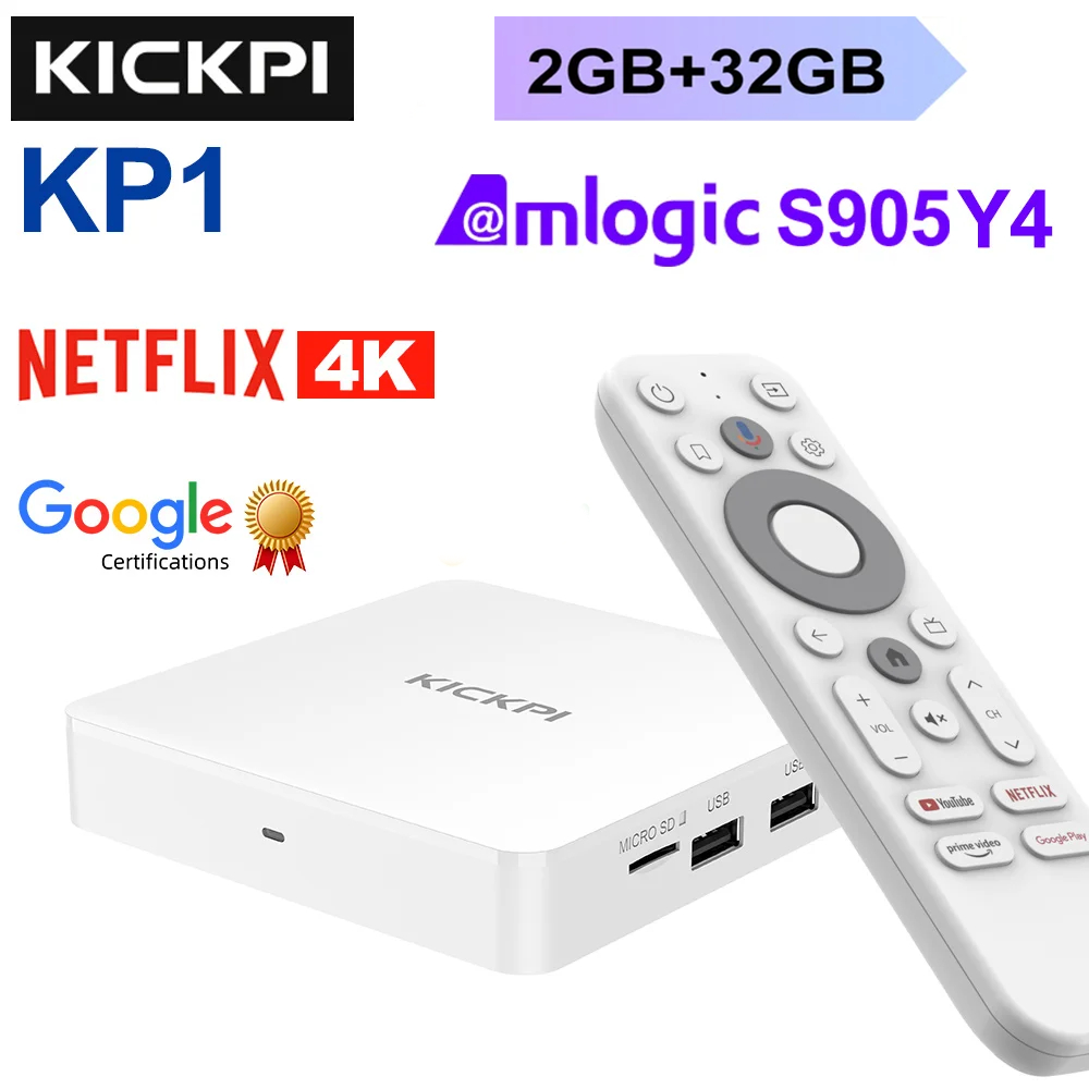 Android TV Box KICKPI KP1 AndroidTV, Netflix, RAM 2G/32GB | Shopee Việt Nam