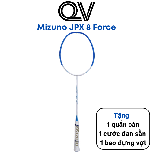 Vợt cầu lông Mizuno JPX 8 Force chính hãng Quốc Việt Badminton phù hợp lối đánh thiên về điều ...
