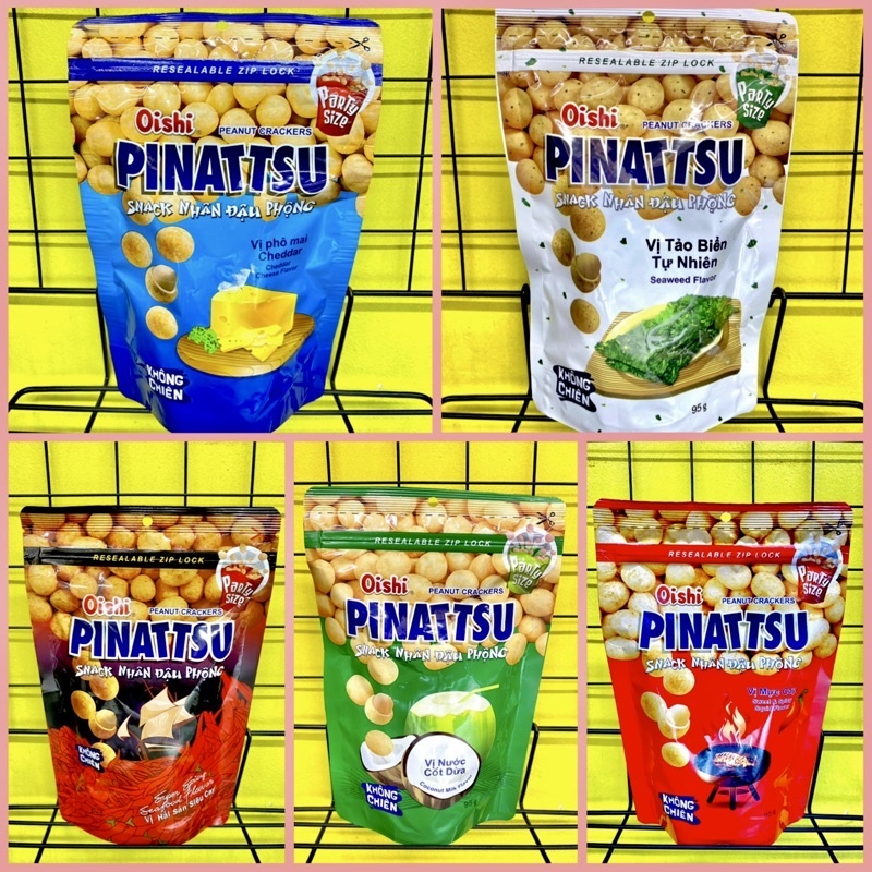 Snack Pinattsu Oishi đủ vị gói 85g | Shopee Việt Nam