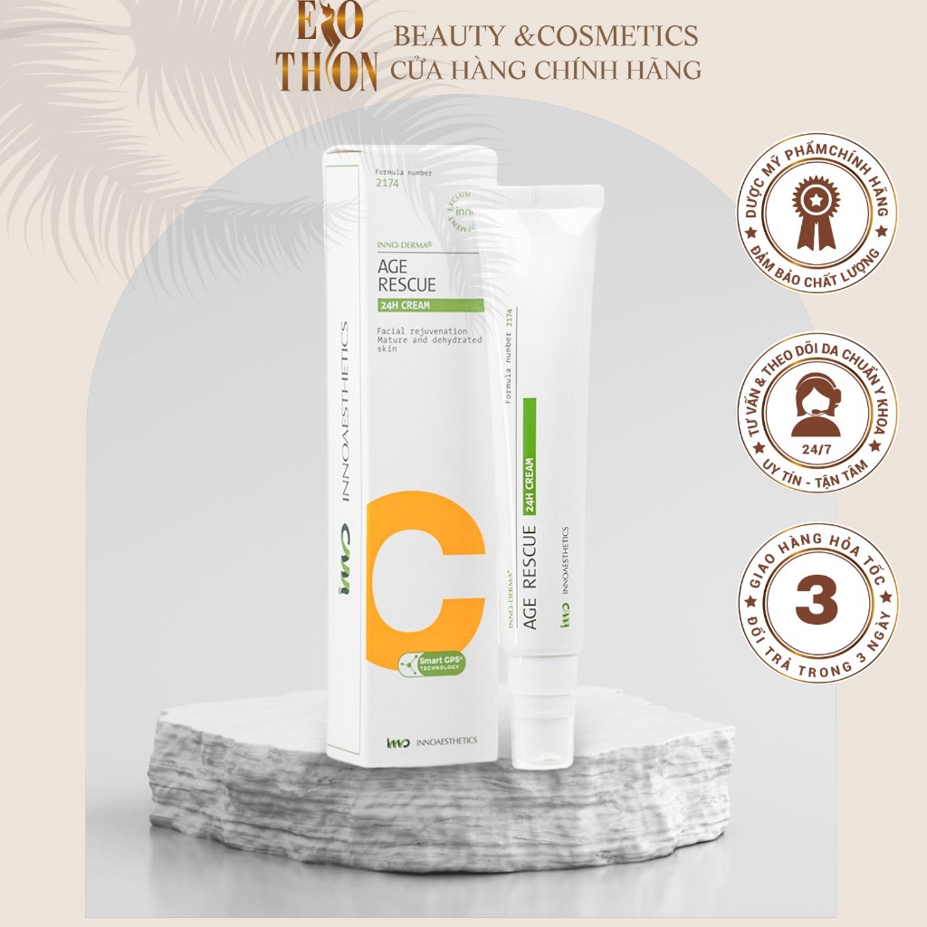 innoaesthetics,INNO - DERMA Home Care AGE RESCUE 24h Cream 50g,Kem ...