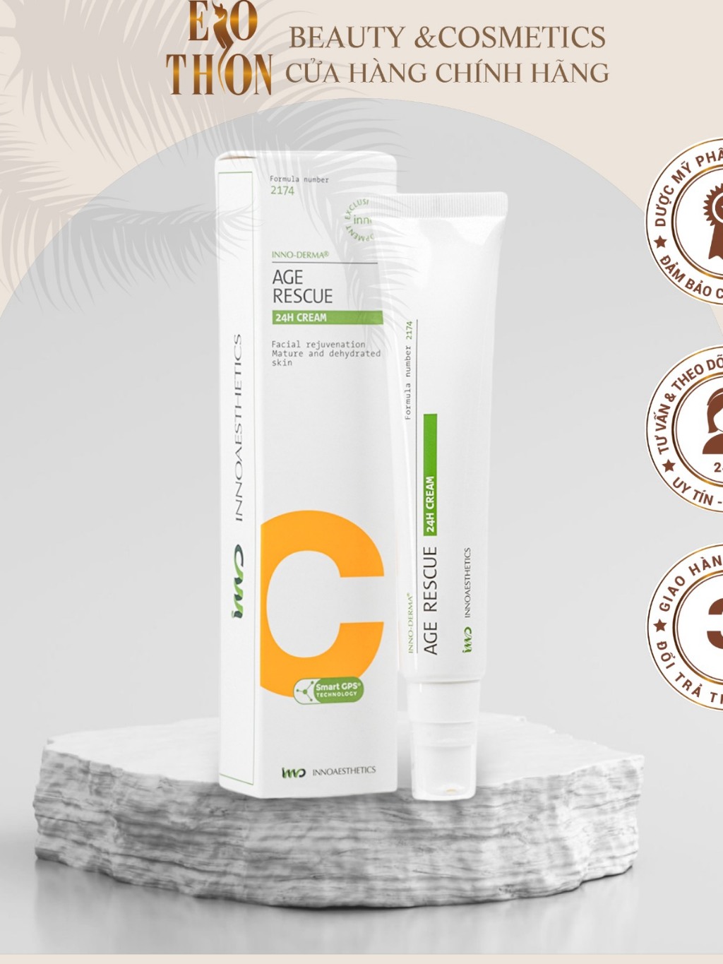 innoaesthetics,INNO - DERMA Home Care AGE RESCUE 24h Cream 50g,Kem ...