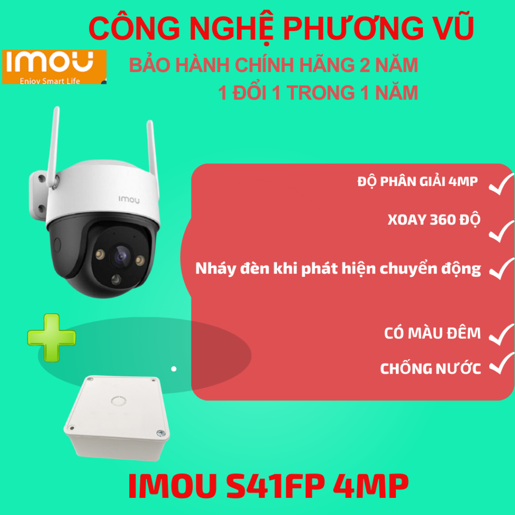 Camera ngoài trời IMOU IPC-S21FP 2MP ( chính hãng), S41FP 4MP ( hình ...