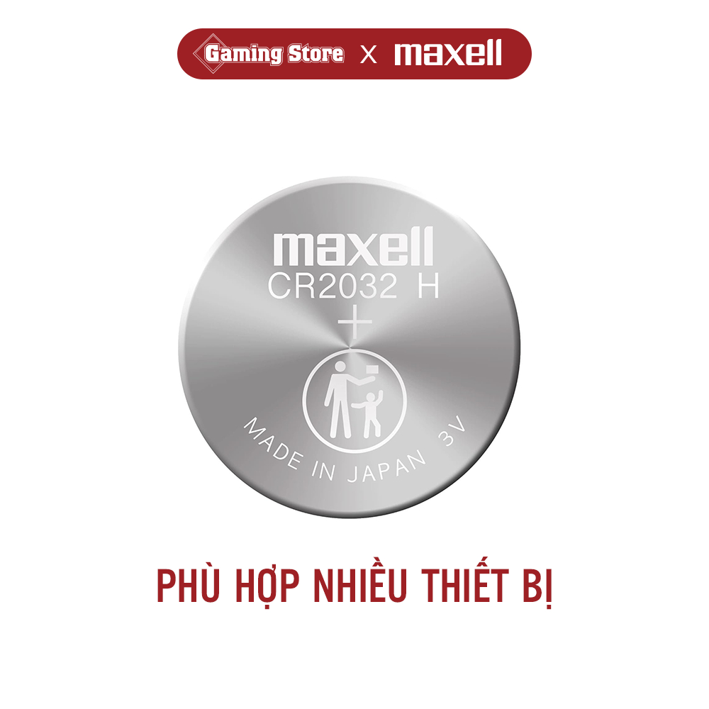 Pin CMOS Maxell CR2032 - 2032 Lithium 3v - Hàng Chính Hãng | Shopee ...
