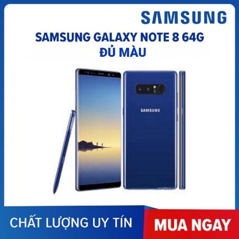 Điện thoại Samsung Galaxy Note 8 Chính hãng Ram 6G/ 64Gb chơi LIÊN QUÂN mượt CÂN TẤT CẢ CÁC THỂ ...