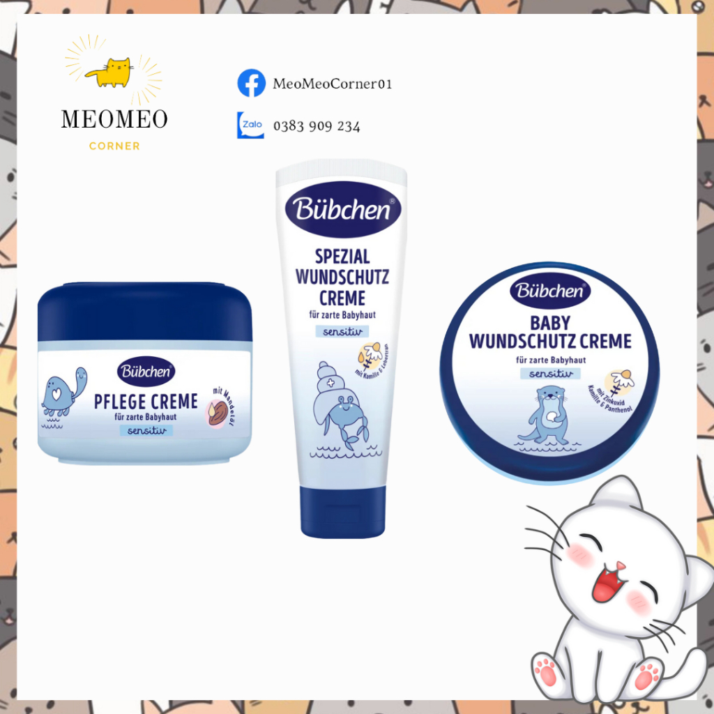Kem Dưỡng Ẩm Bubchen Cream Đức chống nẻ/ hăm cho bé 20ml | Shopee Việt Nam