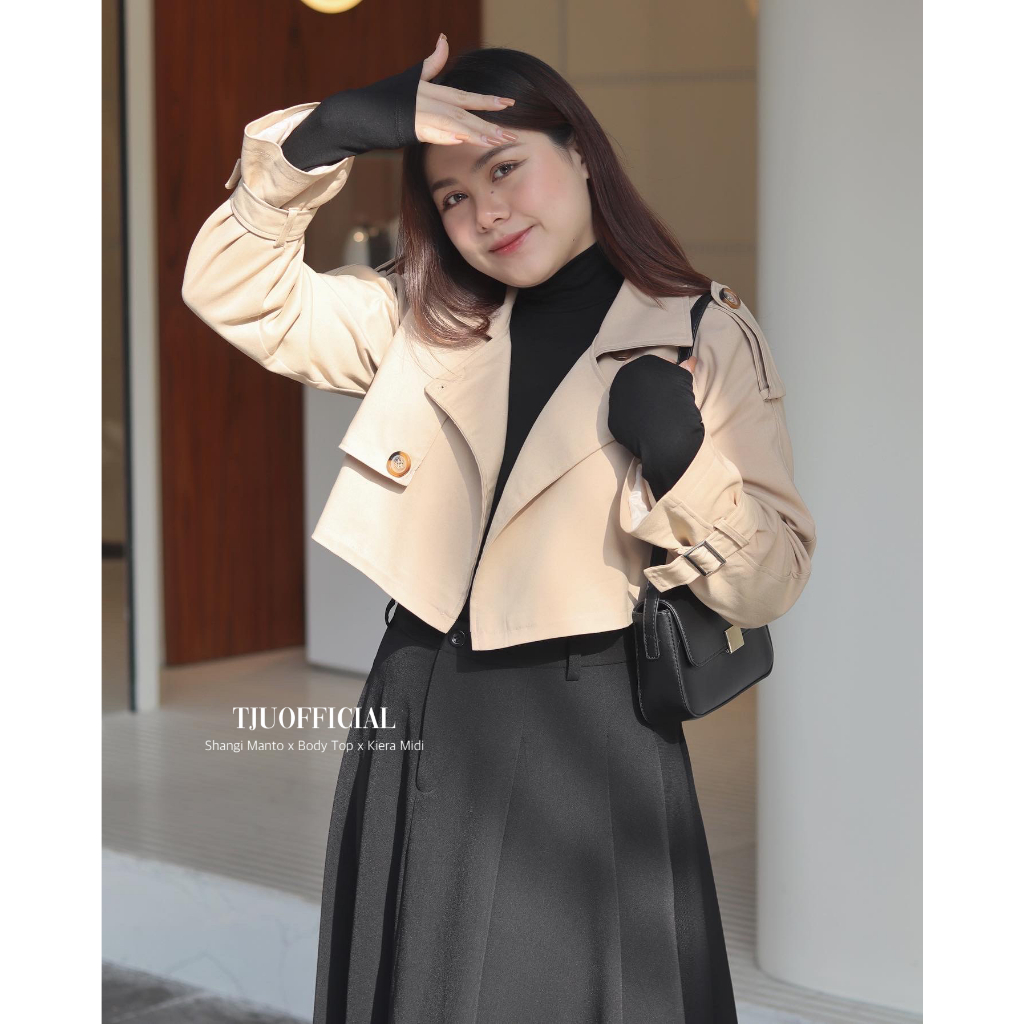 Áo khoác Manto BIGSIZE dáng croptop HAI LỚP - SHANGI MANTO (+10% phí ...