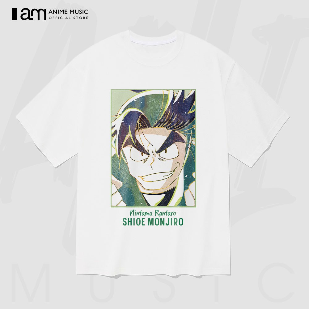 Áo thun Unisex Nintama Rantaro SHIOE MONJIRO Oversized 100% Cotton ngắn ...