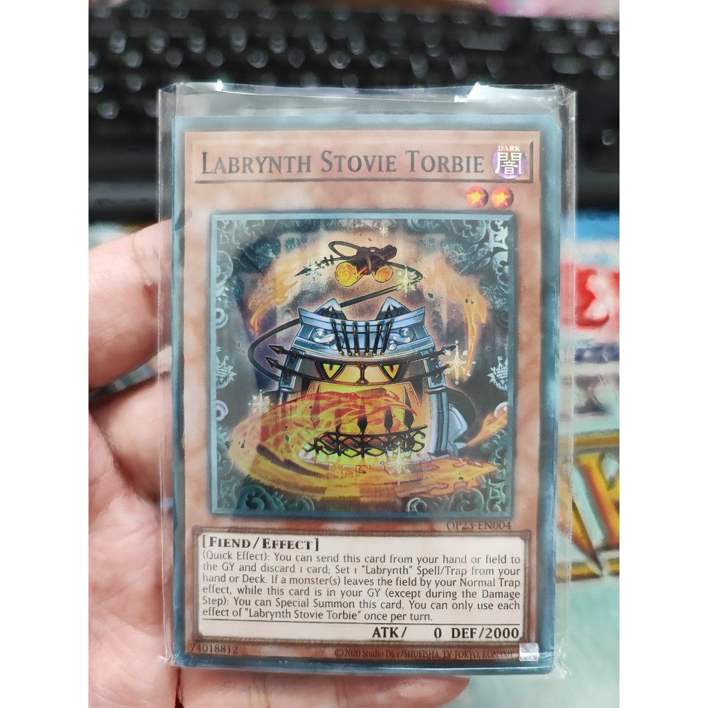 [Yugioh Funny Shop] 1 lá thẻ bài "Labrynth Stovie Torbie" - OP23-EN004 ...
