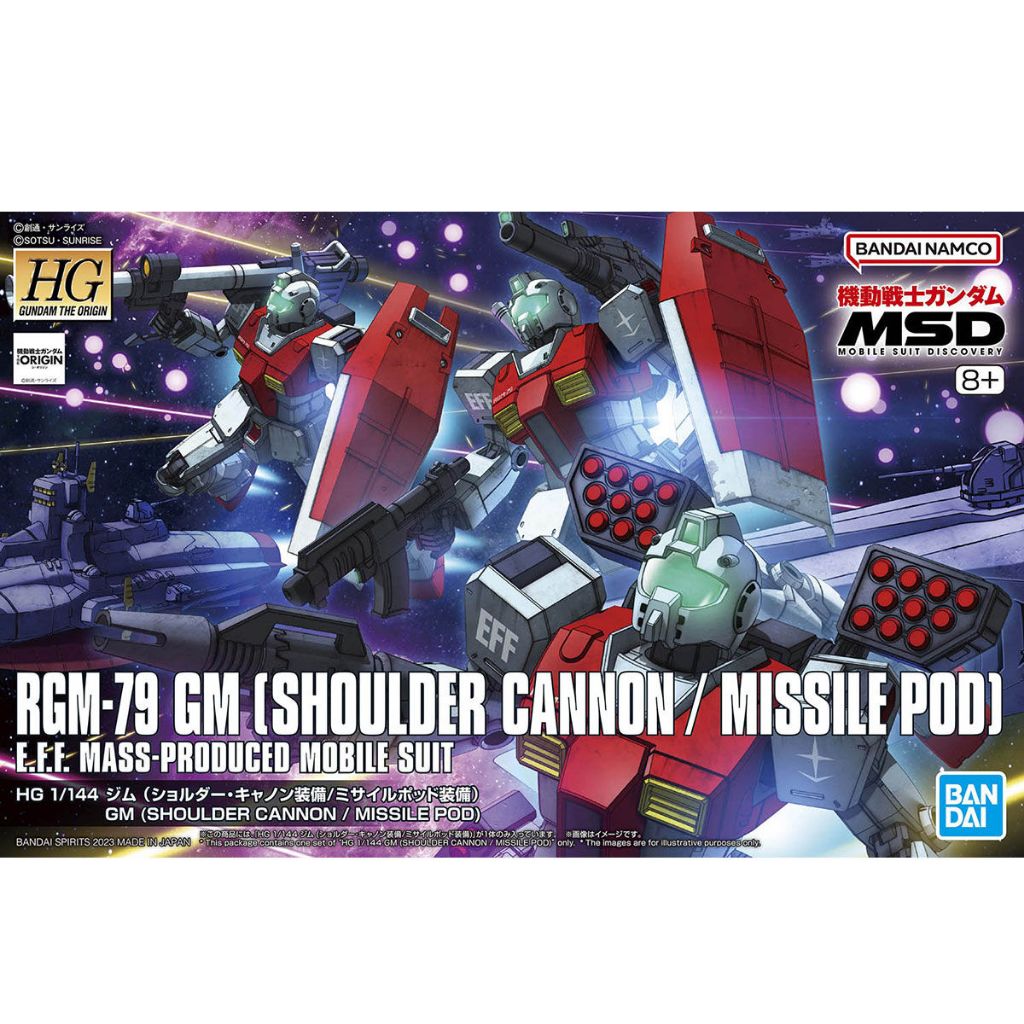 Mô Hình Lắp Ráp HG GM SHOULDER CANNON / MISSILE POD Gundam The Origin ...