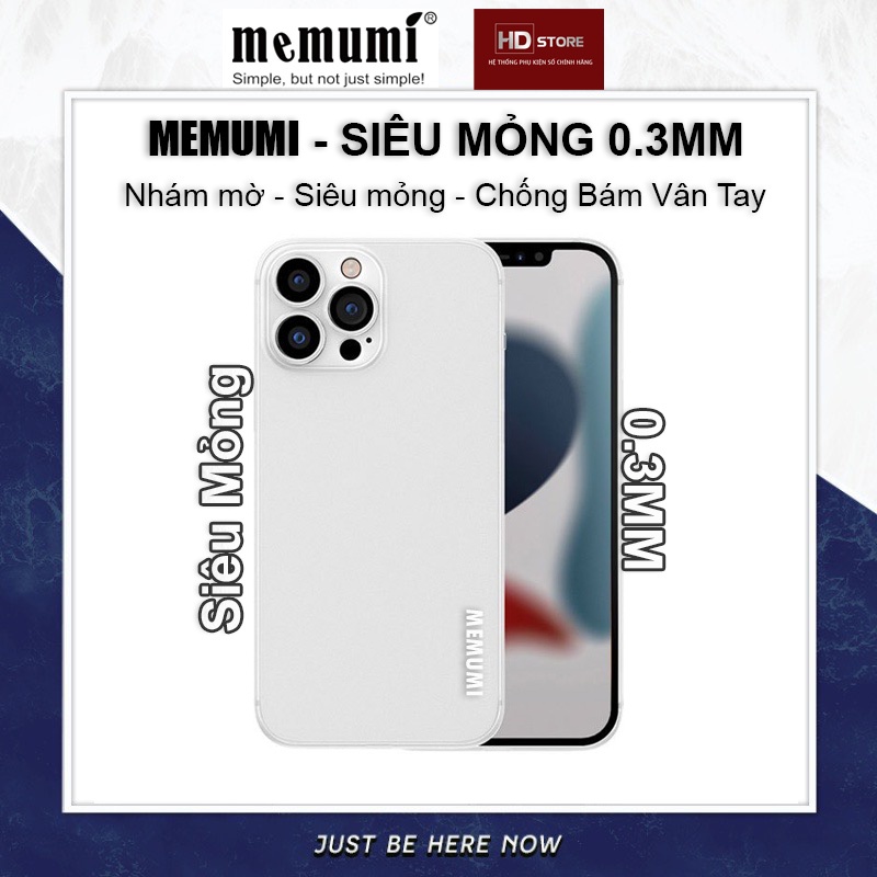 Ốp Siêu Mỏng MEMUMI - SlimCase 0.3mm Lưng Nhám Mờ Chống Ố Chống Bám Vân ...