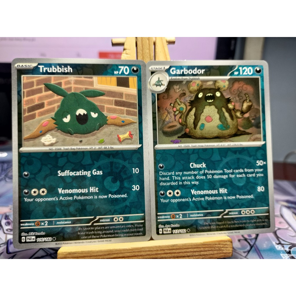 [KW2 Pokemon] [EN] Combo 2 Thẻ Pokemon 2 Cấp tiến hóa của Garbodor ...