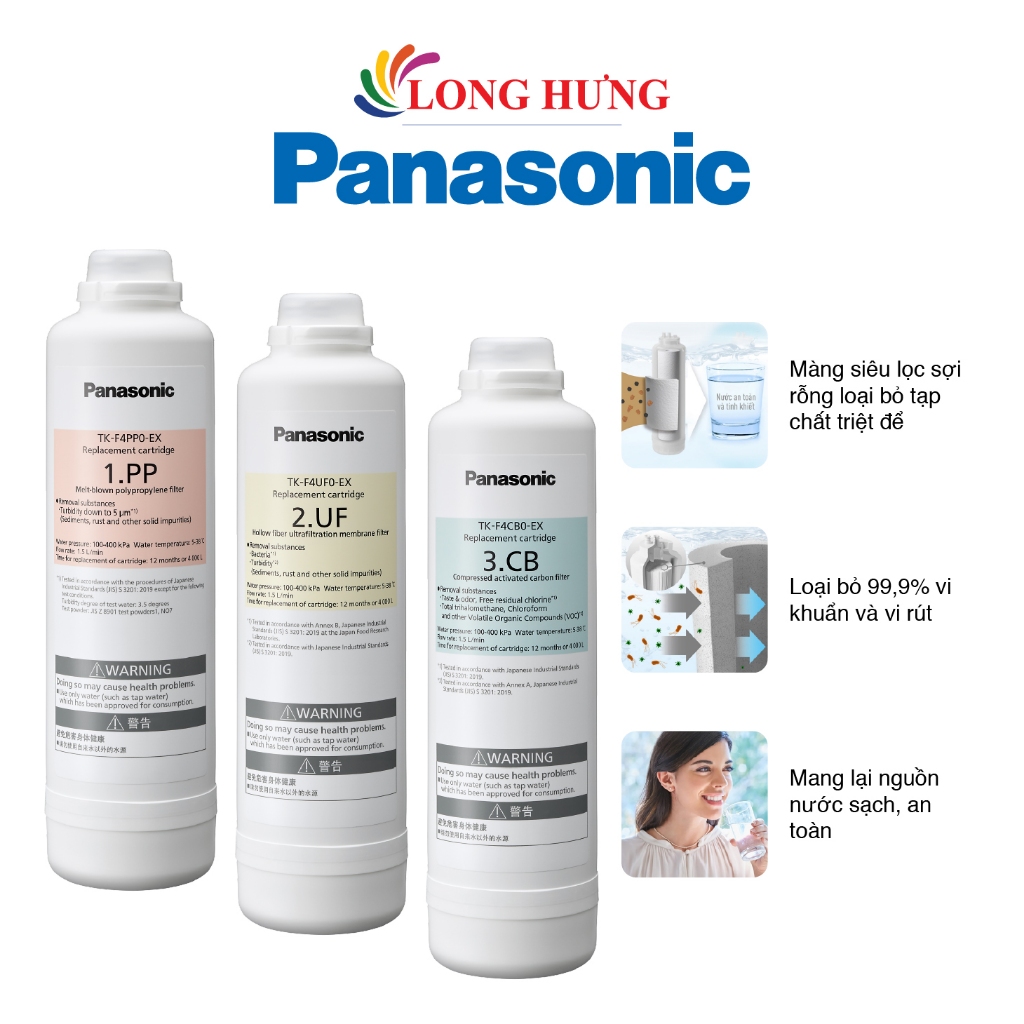 Lõi lọc thay thế máy lọc nước Panasonic TK-CB430-ZEX - Hàng chính hãng | Shopee Việt Nam