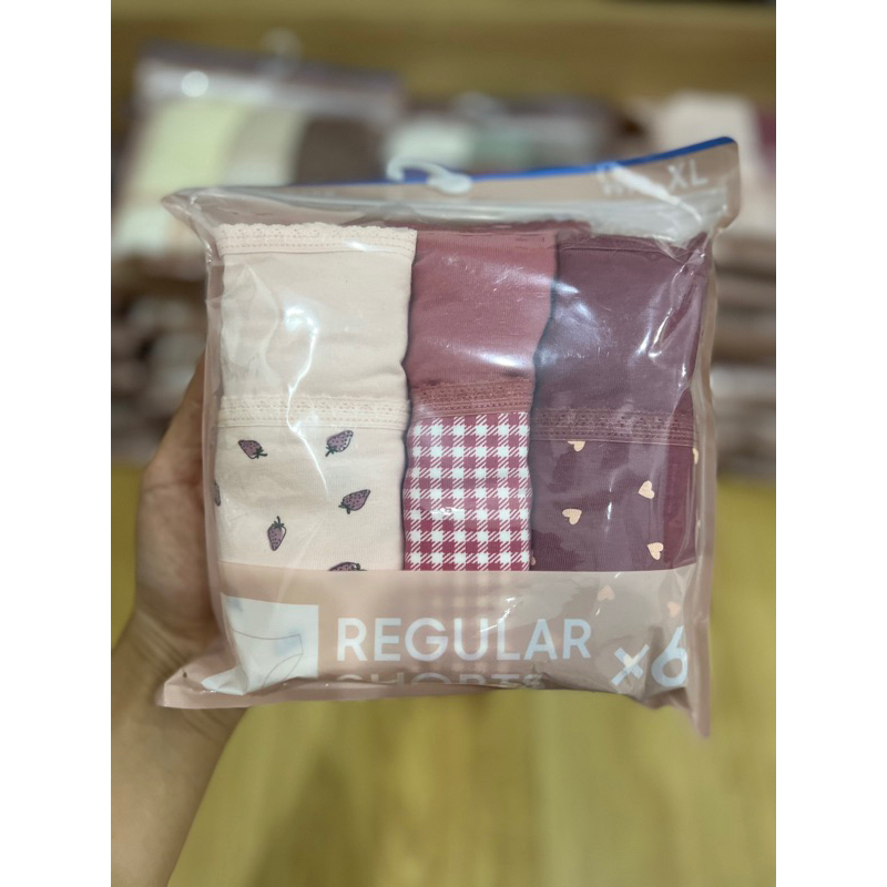 Quần chip gu 6 chiếc Nhật Bản (set 6 chiếc) mẫu cạp cao | Shopee Việt Nam