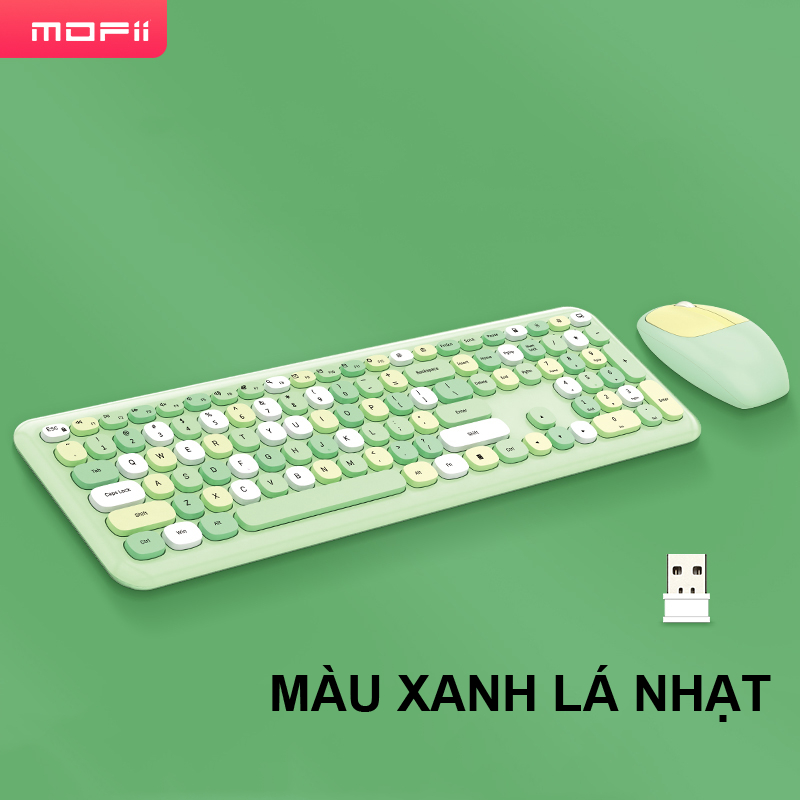 Bộ Bàn Phím Và Chuột Không Dây MOFII SWEET MIXED - Dùng cho PC, Laptop ...