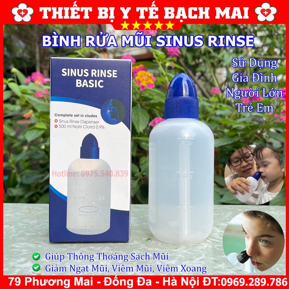 BÌNH RỬA MŨI SINUS RINSE BASIC - Thông Thoáng Mũi, Giảm Ngạt Mũi, Viêm ...