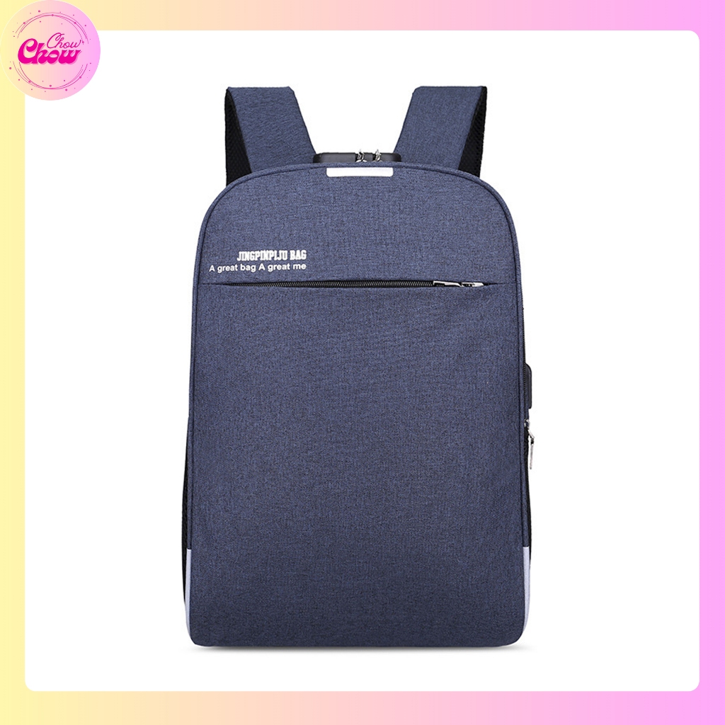 Balo laptop cỡ lớn, balo du lịch, chống trộm bằng mật mã, có lỗ sạc USB, lỗ cắm tai nghe - B021 ...
