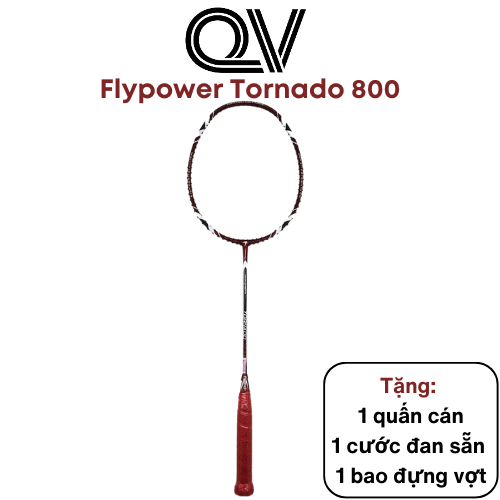 Vợt cầu lông Flypower Tornado 800 chính hãng Quốc Việt Badminton phù ...
