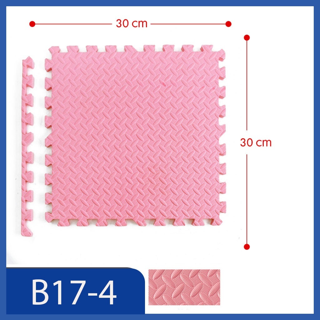 Thảm Xốp Ghép lót sàn 30x30 cm BLW cho bé tấm trải miếng dày gấp gọn xpe vân gỗ an toàn chống ...