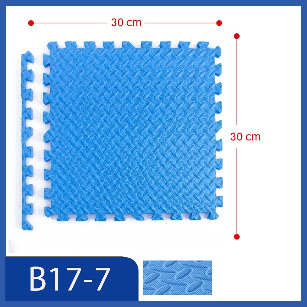 Thảm Xốp Ghép lót sàn 30x30 cm BLW cho bé tấm trải miếng dày gấp gọn xpe vân gỗ an toàn chống ...
