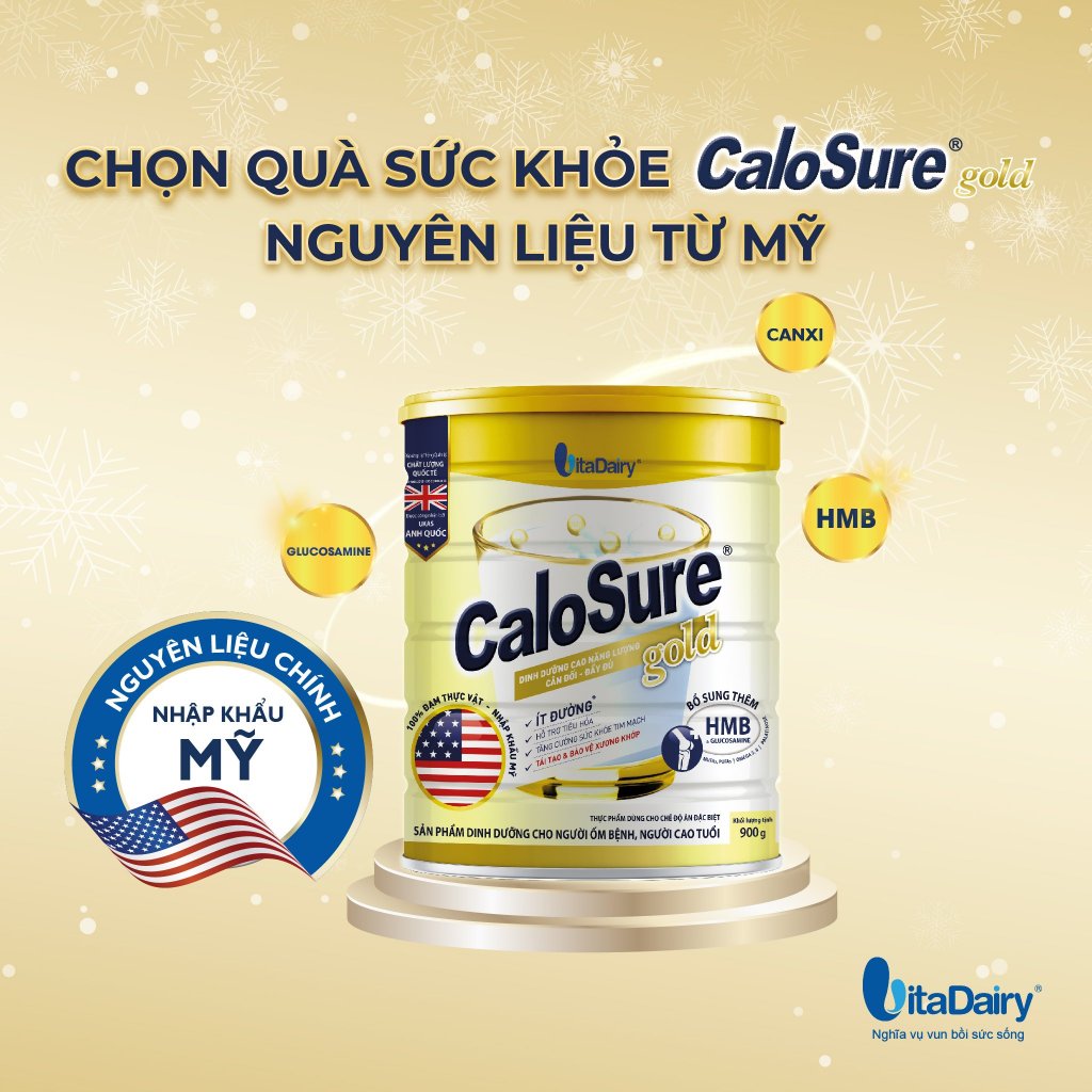 TPDD cho chế độ ăn đặc biệt Calosure Gold ít đường 900g - S | Shopee ...