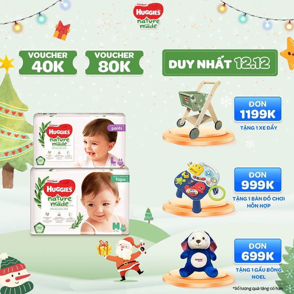 [Mẫu mới] Bỉm HUGGIES NATURE MADE/ HUGGIES TRÀM TRÀ JUMBO quần/dán size ...