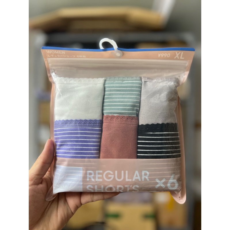 Quần chip gu 6 chiếc Nhật Bản (set 6 chiếc) mẫu cạp cao | Shopee Việt Nam