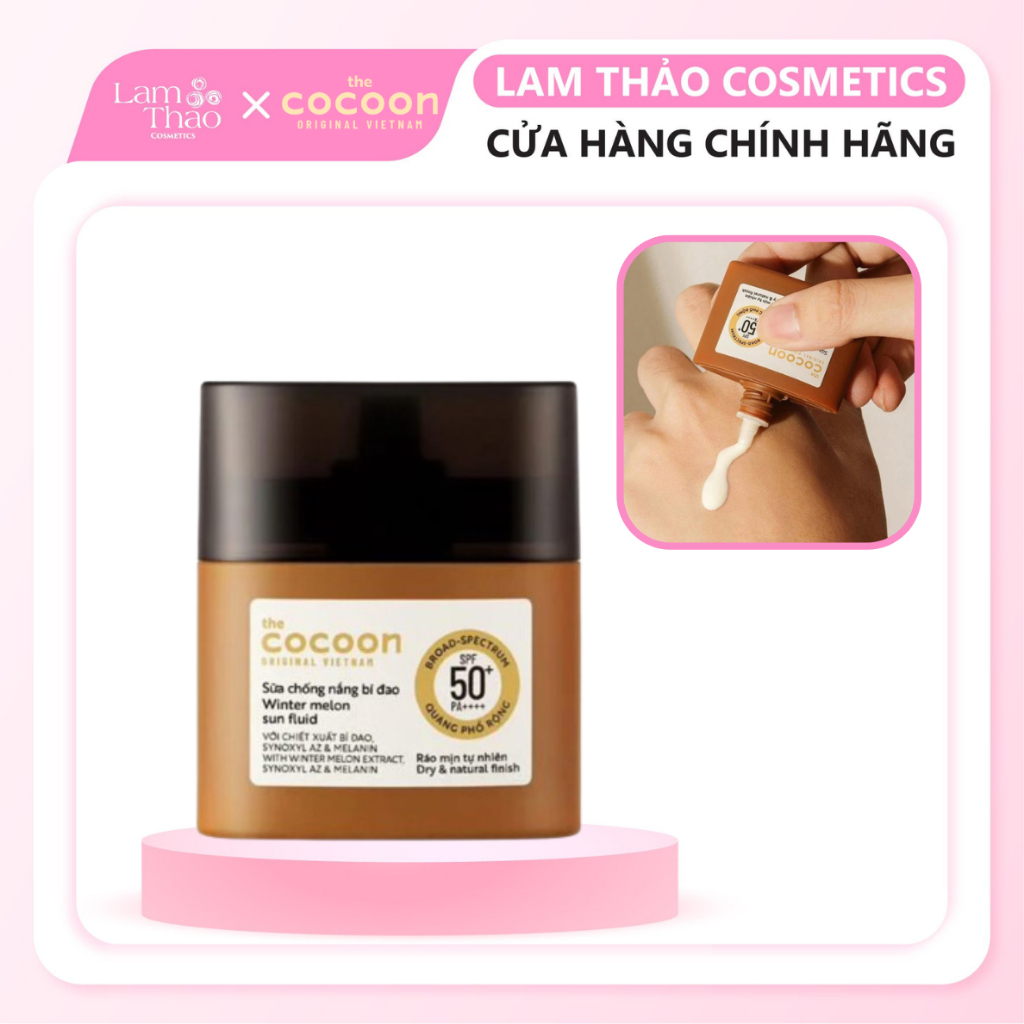 Sữa Chống Nắng Chiết Xuất Bí Đao Cocoon Winter Melon Sun Fluid SPF50 ...