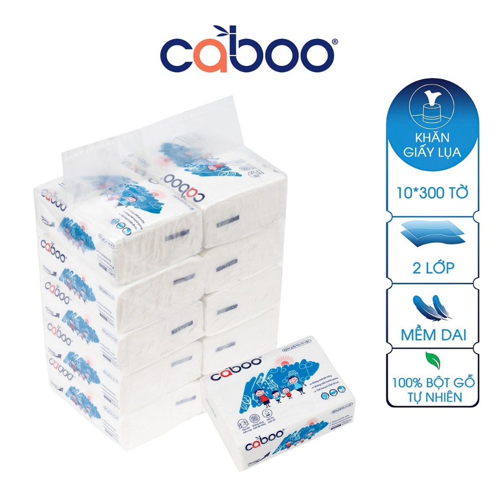 Caboo 30 gói khăn giấy rút siêu dai mềm mịn | Shopee Việt Nam