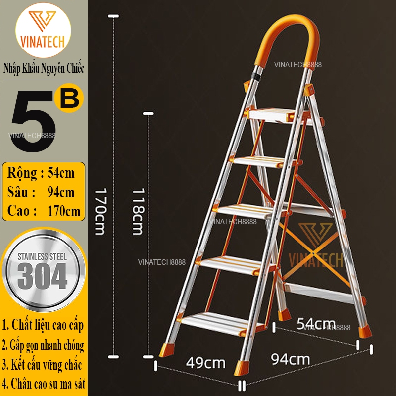 Thang Gấp Chữ A Thang Nhôm Ghế Chữ A 3 4 5 6 7 Bậc Ameca Nhật Bản Thang ...