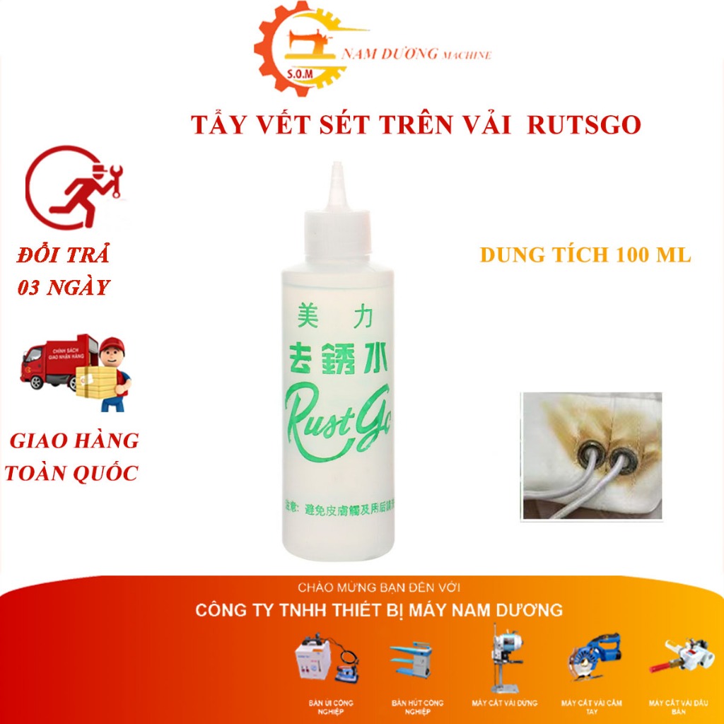 Tẩy Sét Vết Ố trên vải > Chai tẩy rỉ sét trên vải quần áo > [hiệu Rust ...