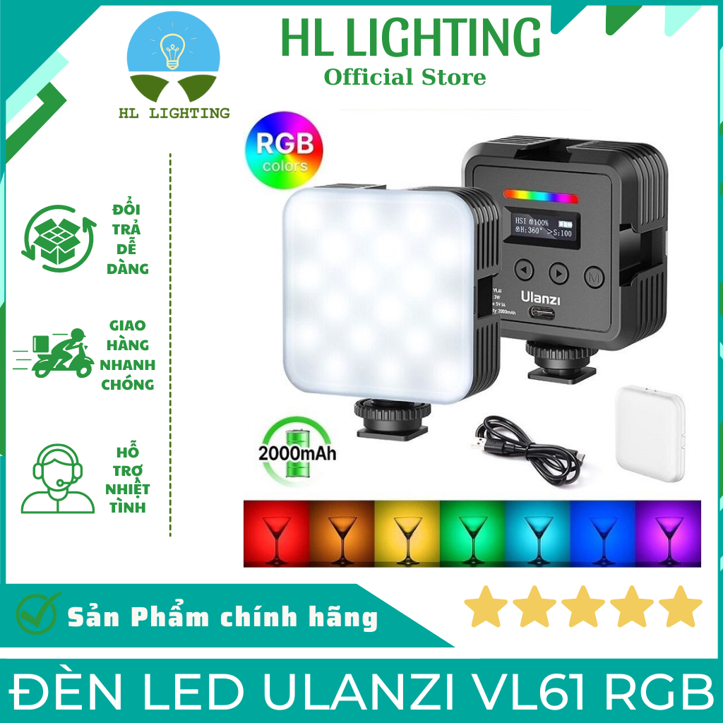 Đèn led Ulanzi VL61 RGB | Shopee Việt Nam