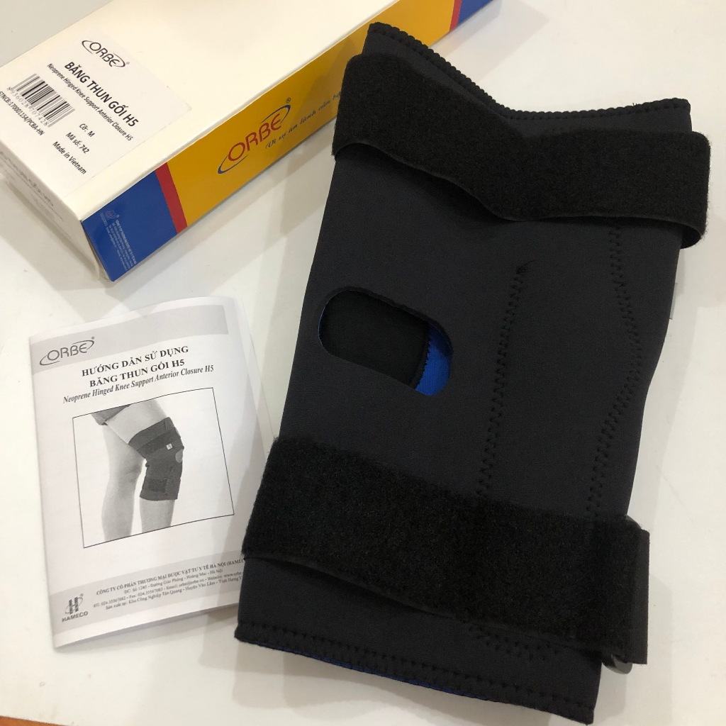 Bó gối, băng thun gối H5 ORBE dùng trong tập luyện và trị liệu | Shopee ...