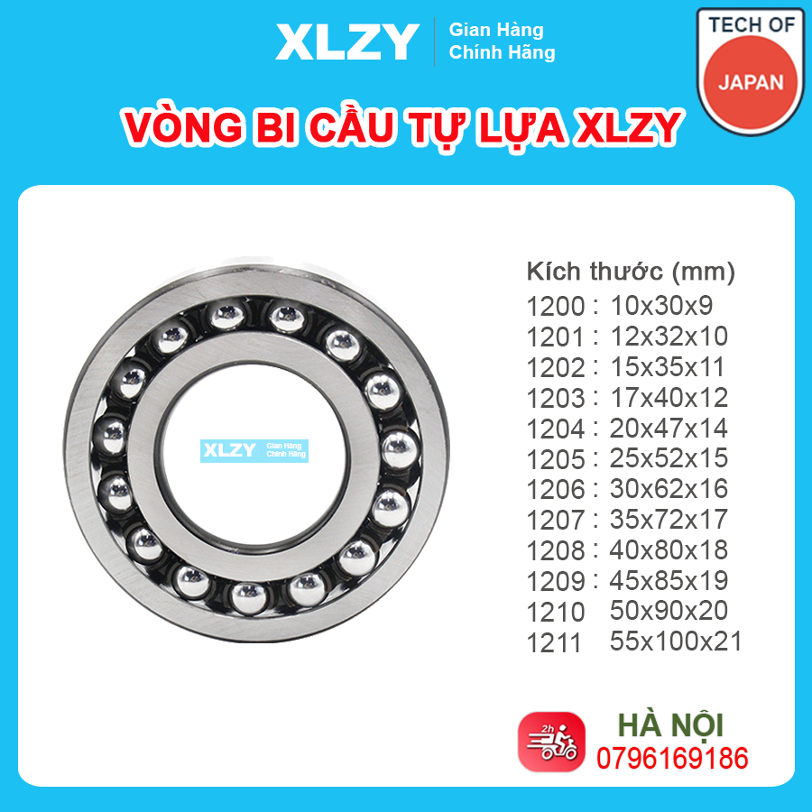 Vòng bi cầu tự lựa 1200 1201 1202 1203 1204 1205 1206 1207 1208 1209 1210 - Bạc đạn cầu tự lựa ...