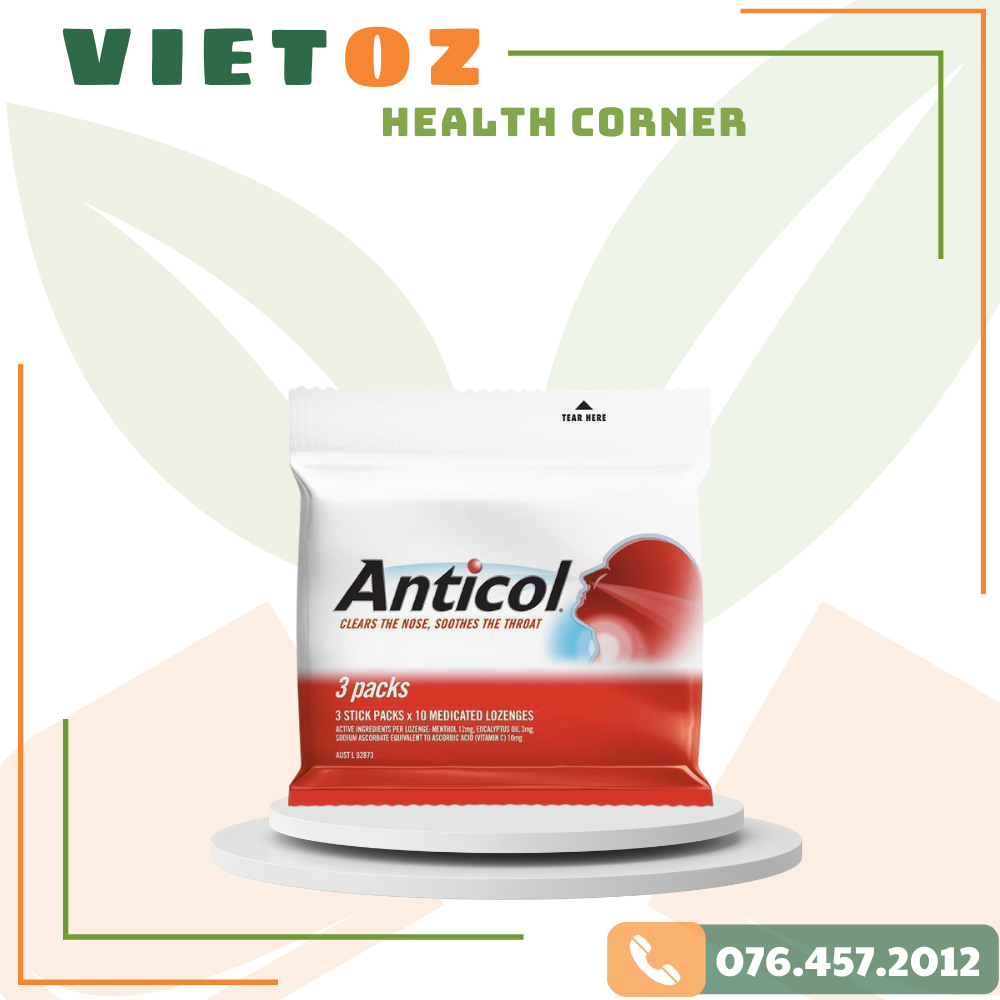 Kẹo ngậm ho Allens Anticol 3x10 Lozenge Multipack | Shopee Việt Nam