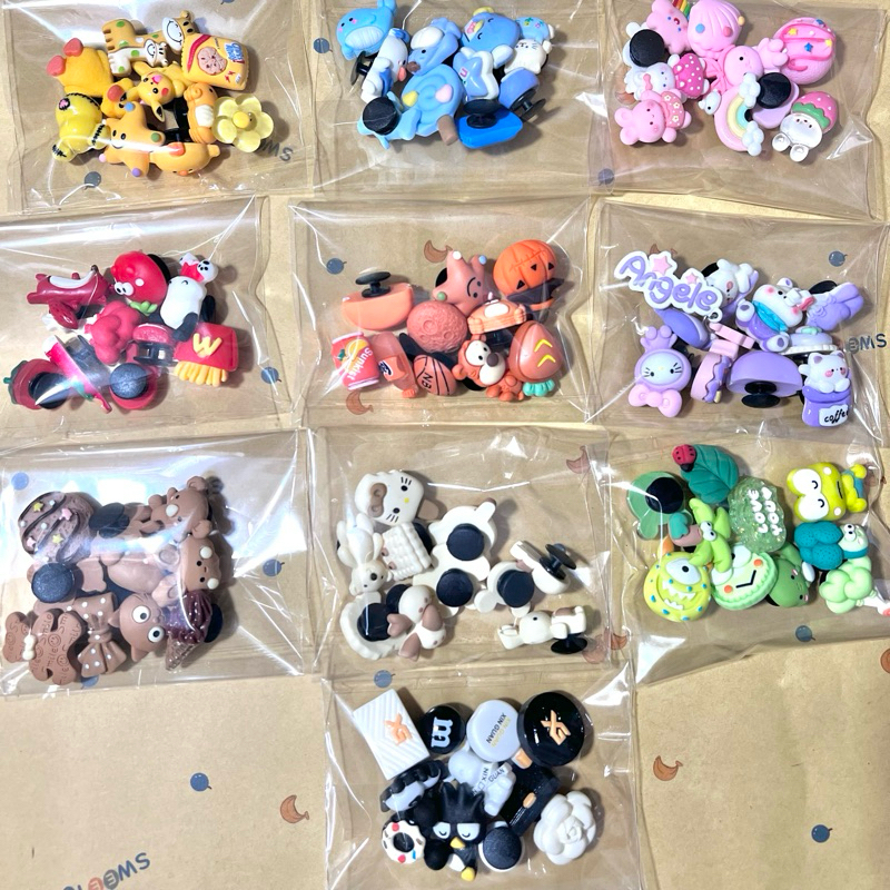 SET 10 STICKER / CHARM GẮN DÉP SỤC, CROCS LỘN XỘN MẪU LỰA MÀU | Shopee ...