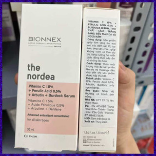 Tinh Chất Dưỡng Trắng Da Bionnex The Nordea Vitamin C 15% + Ferulic Acid 0,5% + Arbutin ...