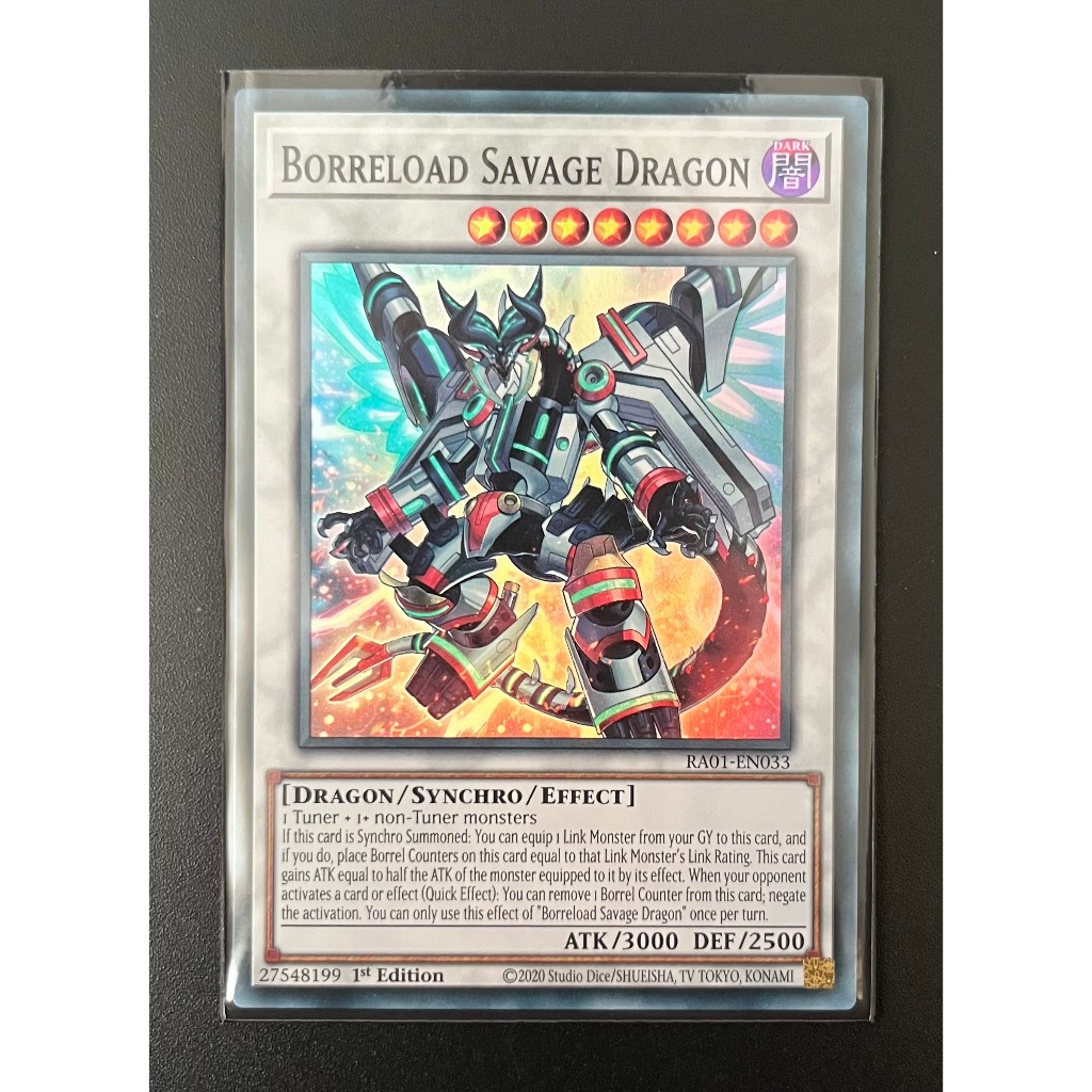 [Thẻ bài Yugioh] - [TCG-UK] - [RA01-EN033] Borreload Savage Dragon | Shopee Việt Nam